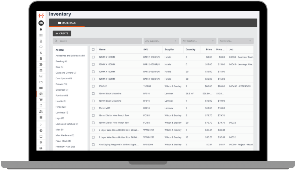 Inventory Management Software for the Manufacturing Industry | Jobman